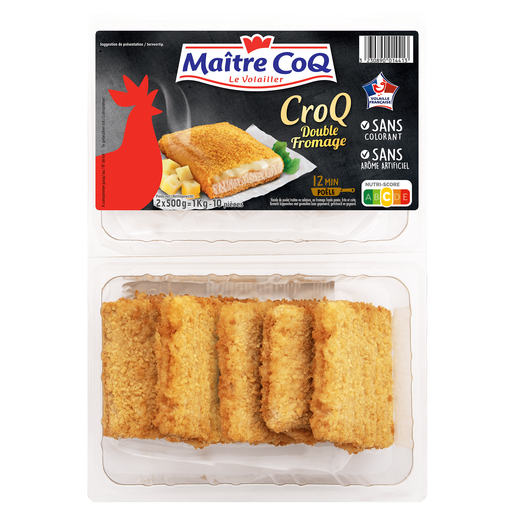 CroQ de poulet Double Fromage