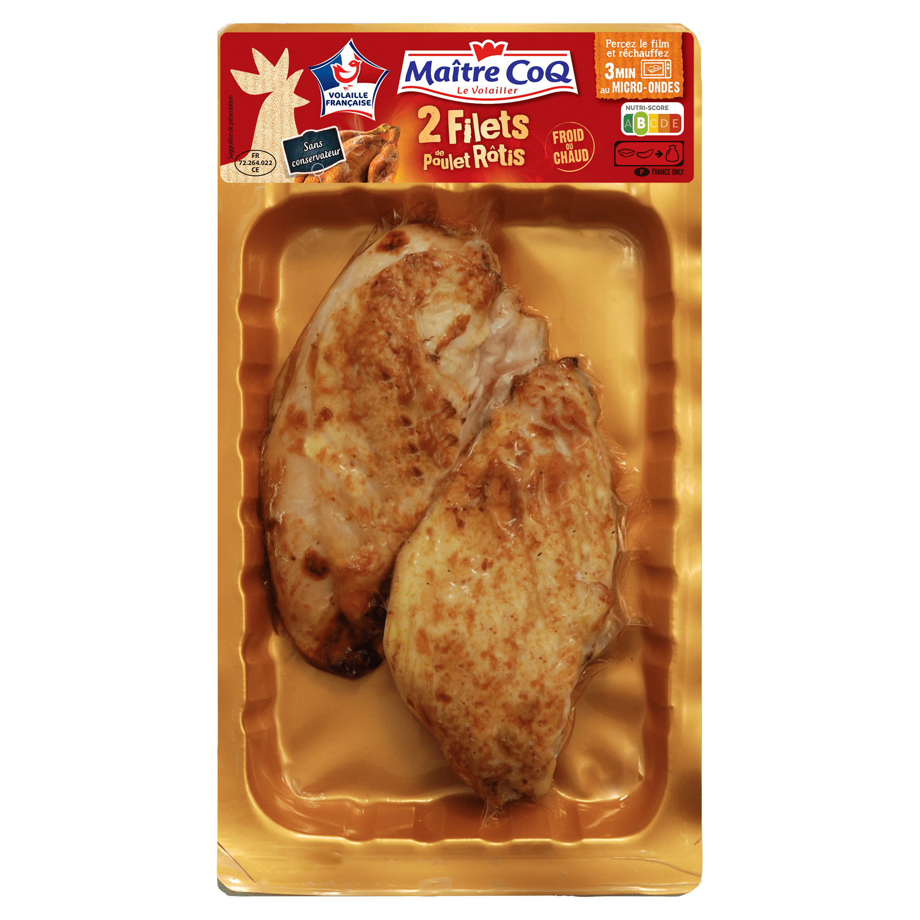 Filets de poulet rôtis