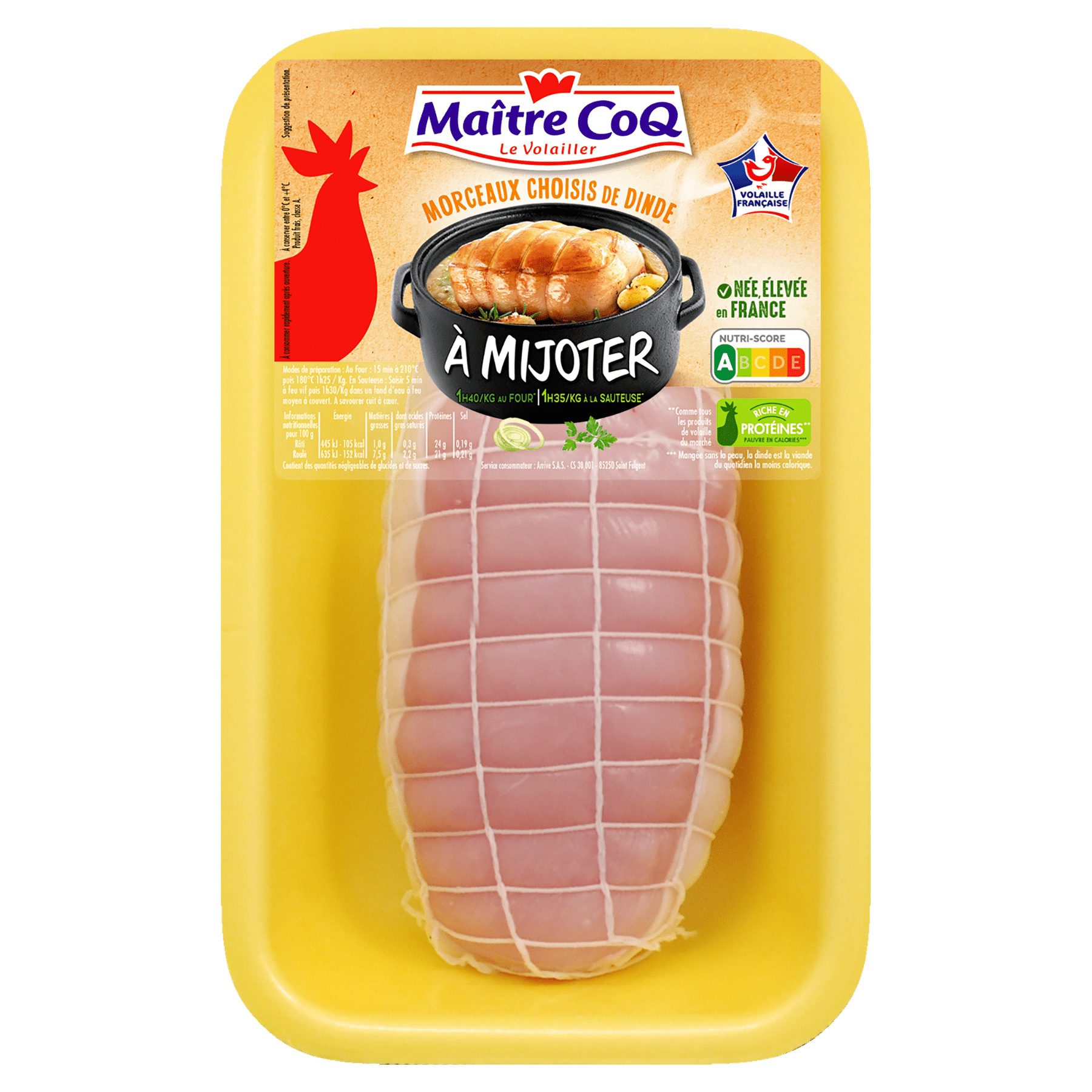 Rôti de filet de dinde au four- Recette Maître CoQ