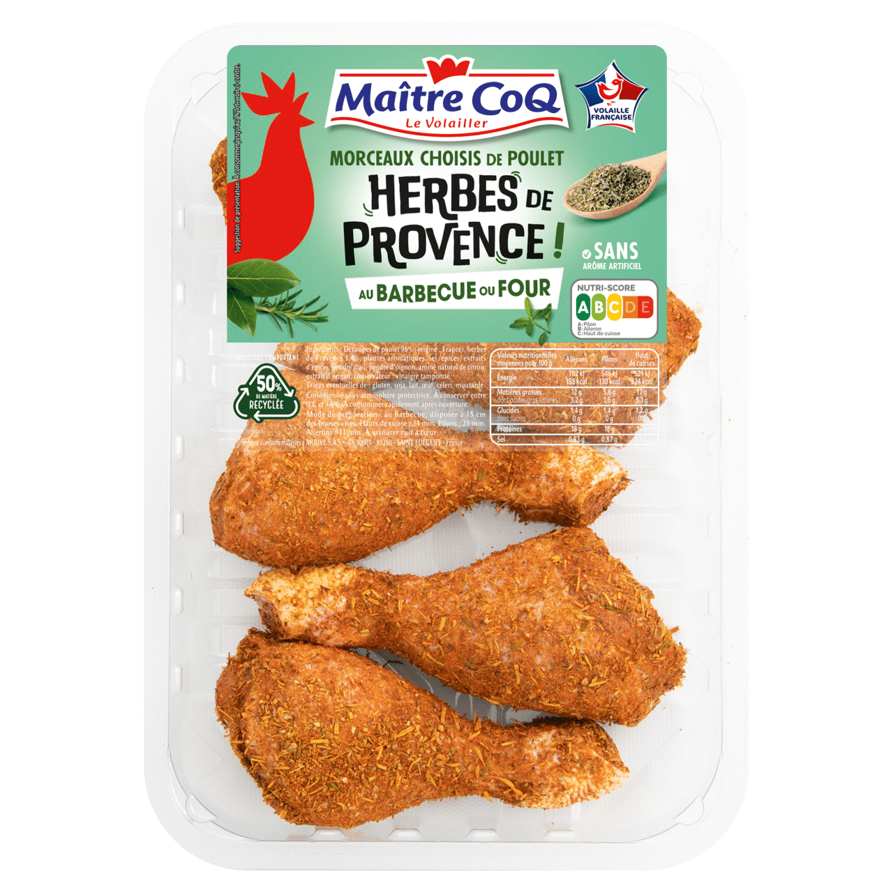 Pilons de poulet Herbes de Provence