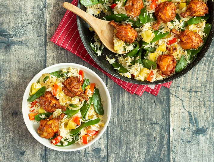 Riz sauté au poulet - Recette Maître CoQ