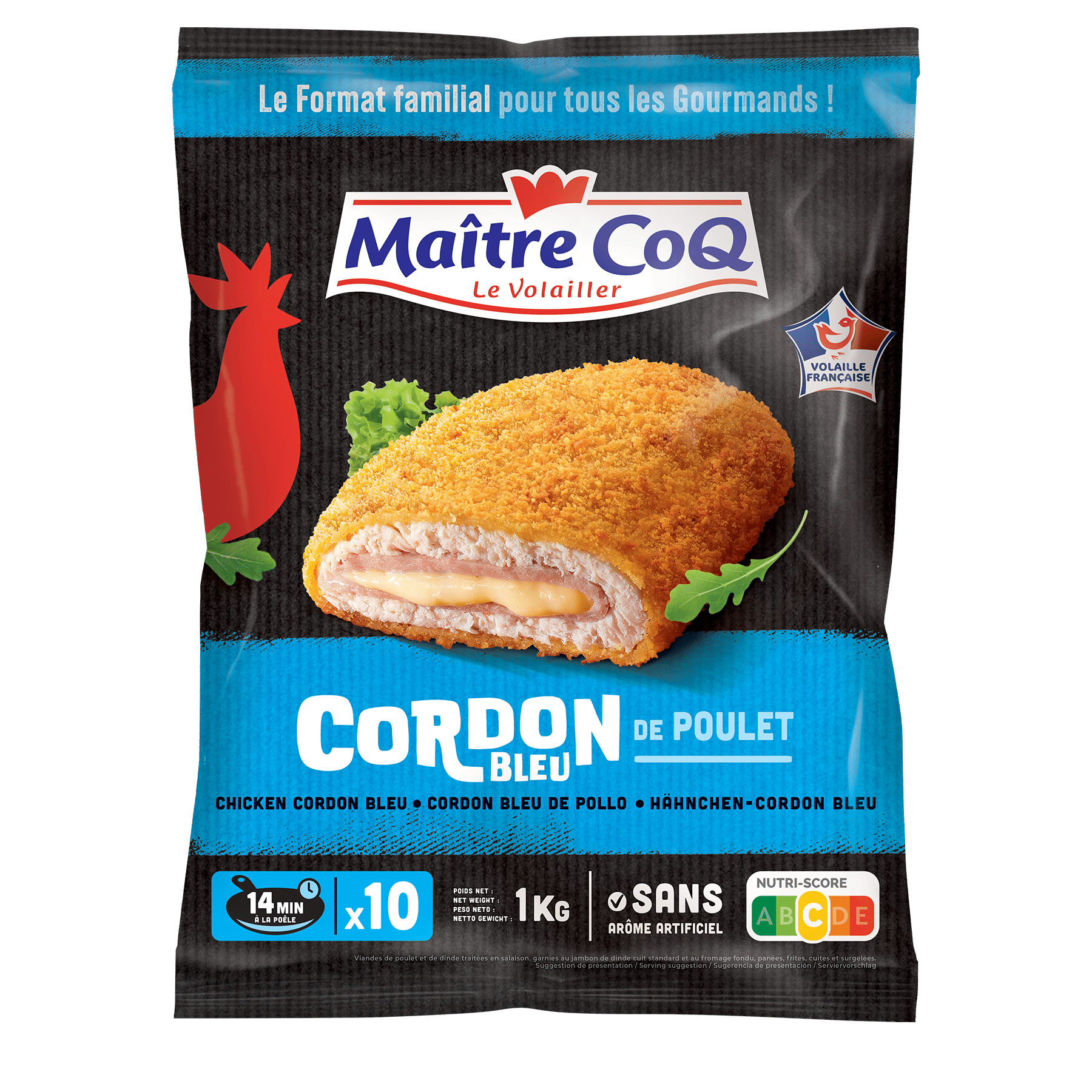 Maître Coq, Le volailler | Cordon bleu de poulet surgelé
